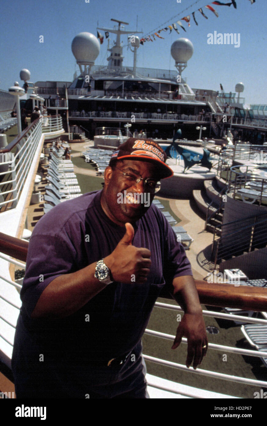 AL ROKER, host of the travel series, "Going Places," 1997 Stock Photo ...