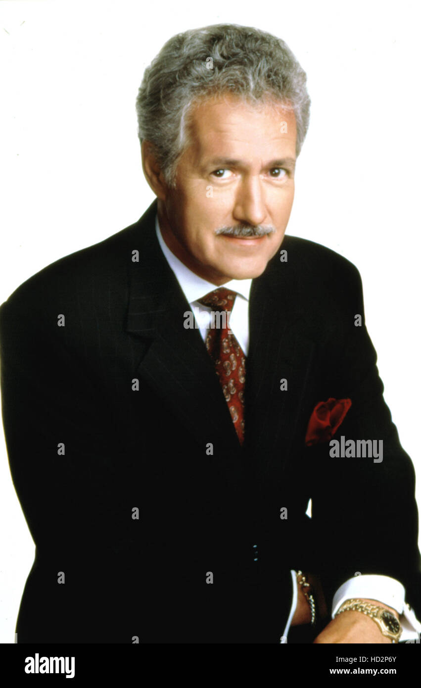 Alex Trebek, host of JEOPARDY, c. 2002 Stock Photo - Alamy