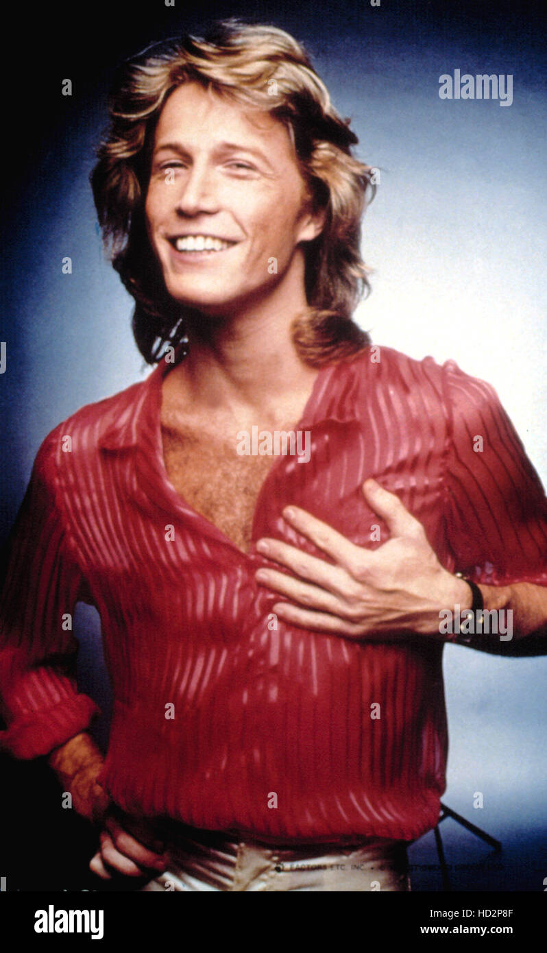 Andy Gibb, publicity shot for 'Shadow Dancing', 1978 Stock Photo - Alamy