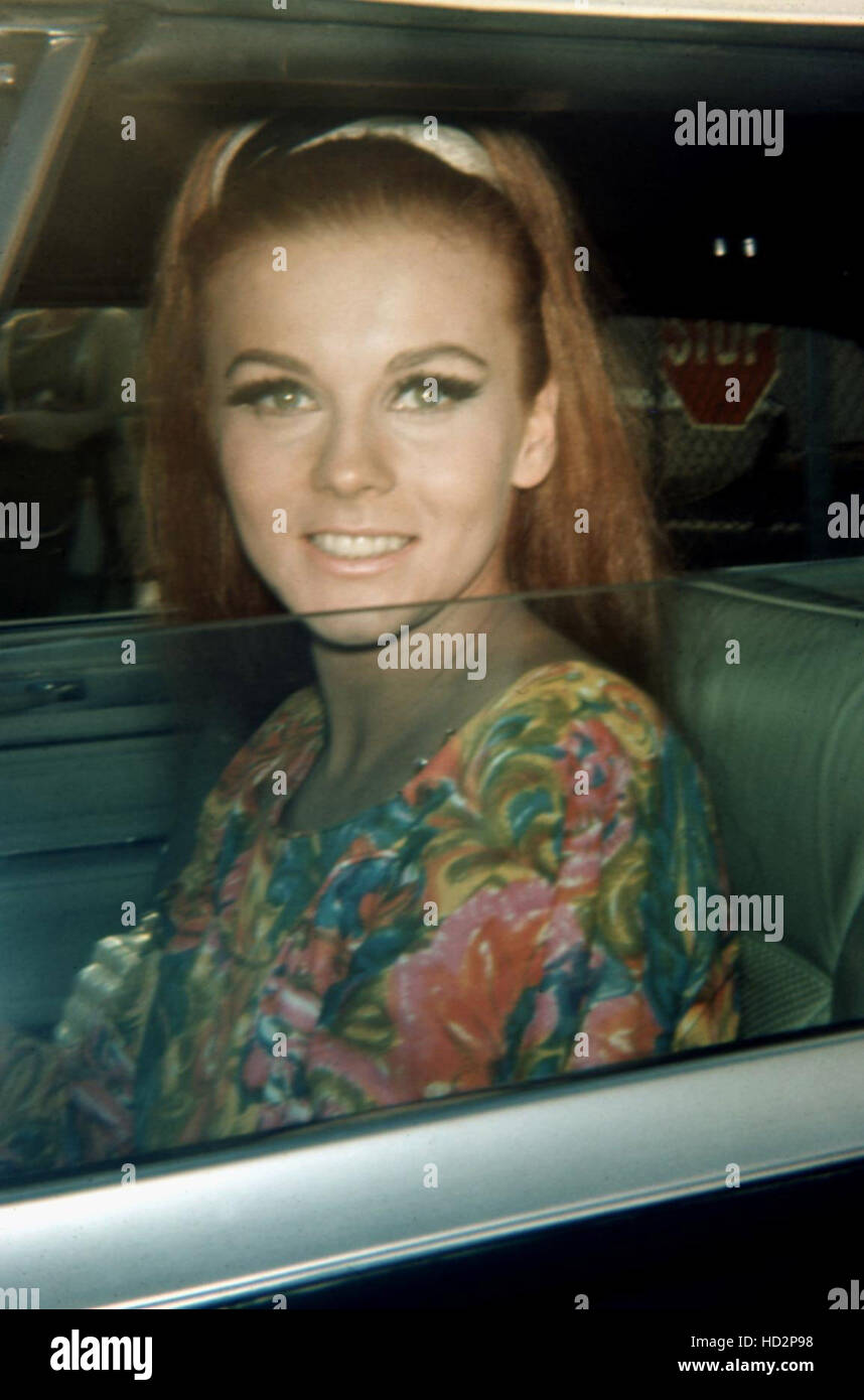 Ann-Margret, 1960s, sitting in car Stock Photo - Alamy