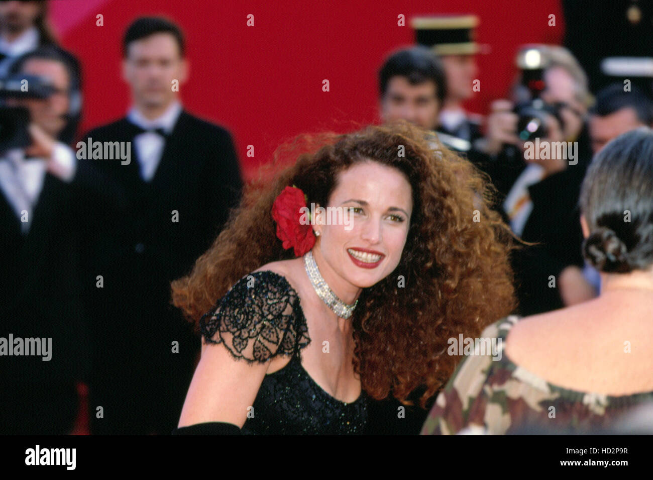 Andie MacDowell at Cannes Film Festival 2001, by Thierry Carpico Stock ...