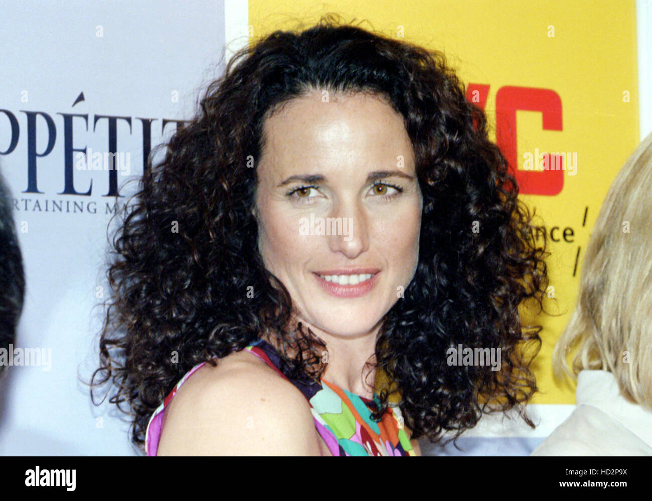 Andie MacDowell at the Cannes Film Festival, 5/2003, by Thierry Carpico ...