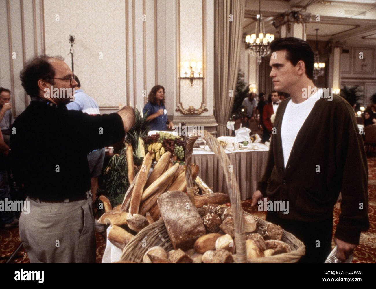Anthony Minghella, Directing Matt Dillon in MR WONDERFUL, 1993 Stock ...