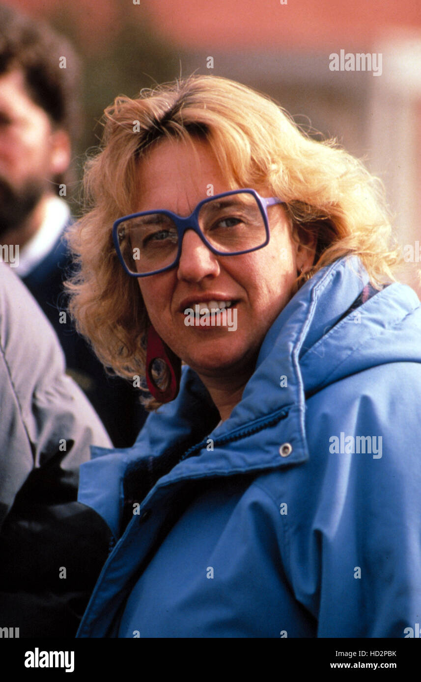 Anne Wheeler directing "Angel Square", 1990 Stock Photo - Alamy