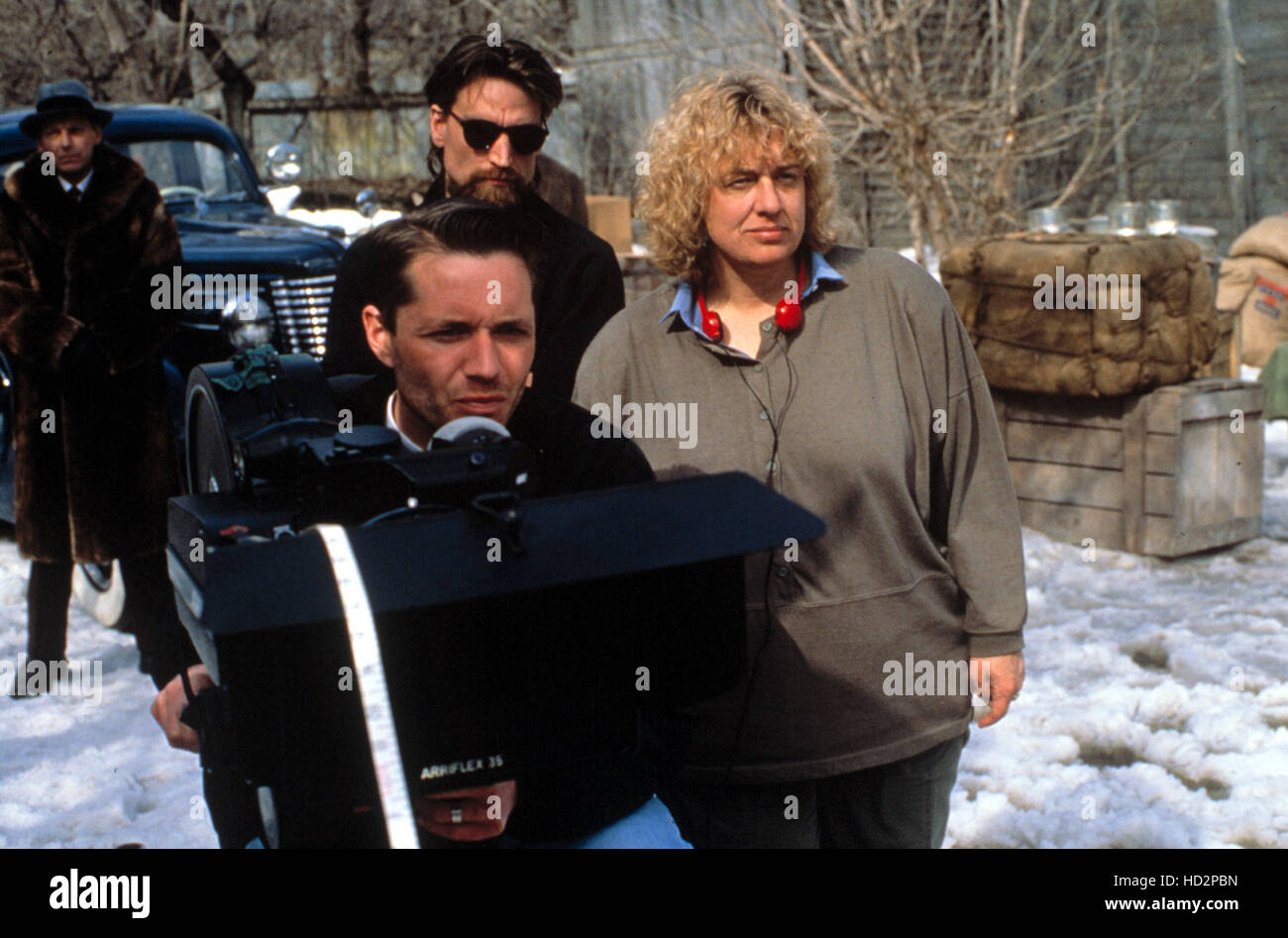 Anne Wheeler directing "Angel Square", 1990 Stock Photo - Alamy