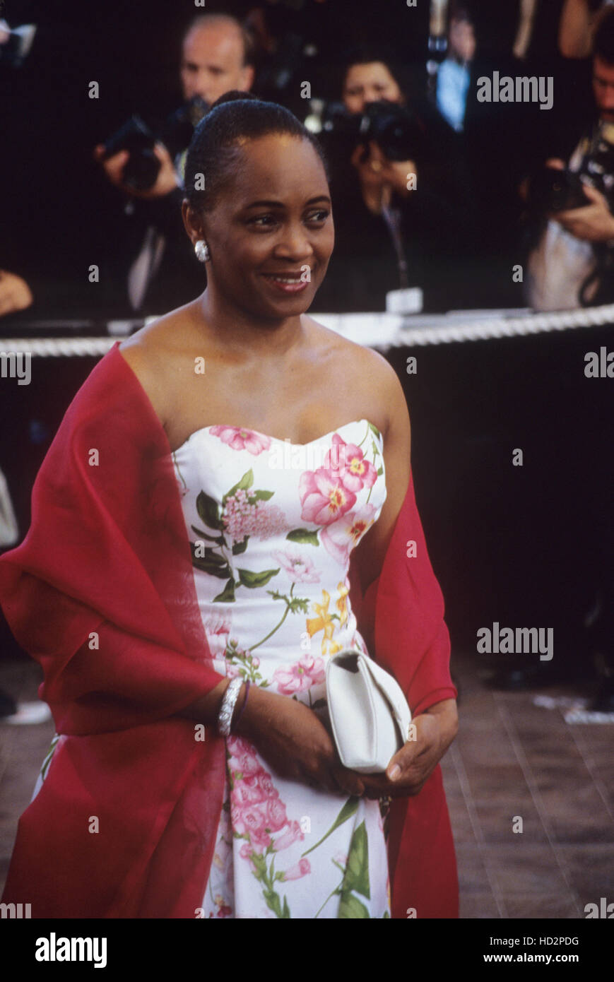 Barbara Hendricks at Cannes Film Festival, 1999. © Thierry Carpico ...