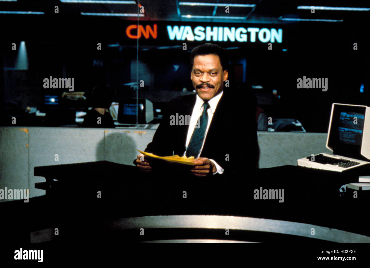 Bernard Shaw, CNN News Anchor, 1990s. (c)CNN/ Courtesy: Everett ...