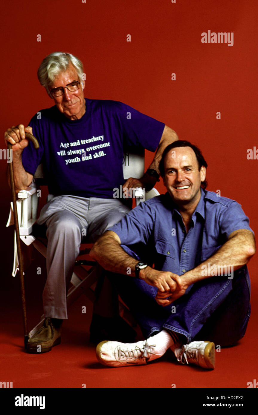 Director CHARLES CRICHTON with star JOHN CLEESE in promotional shot for ...