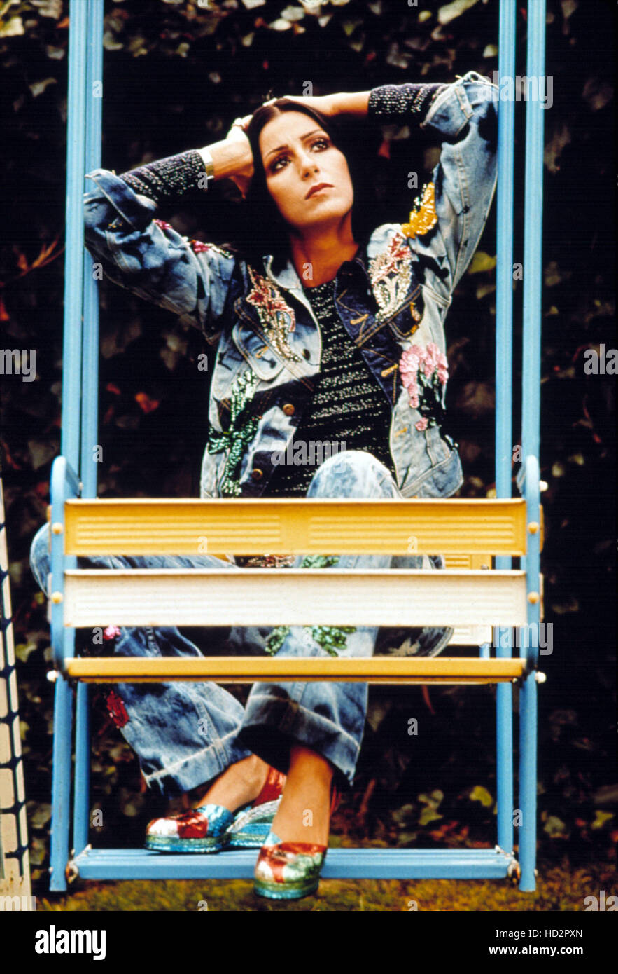 Cher, a portrait from the 1970's Stock Photo - Alamy