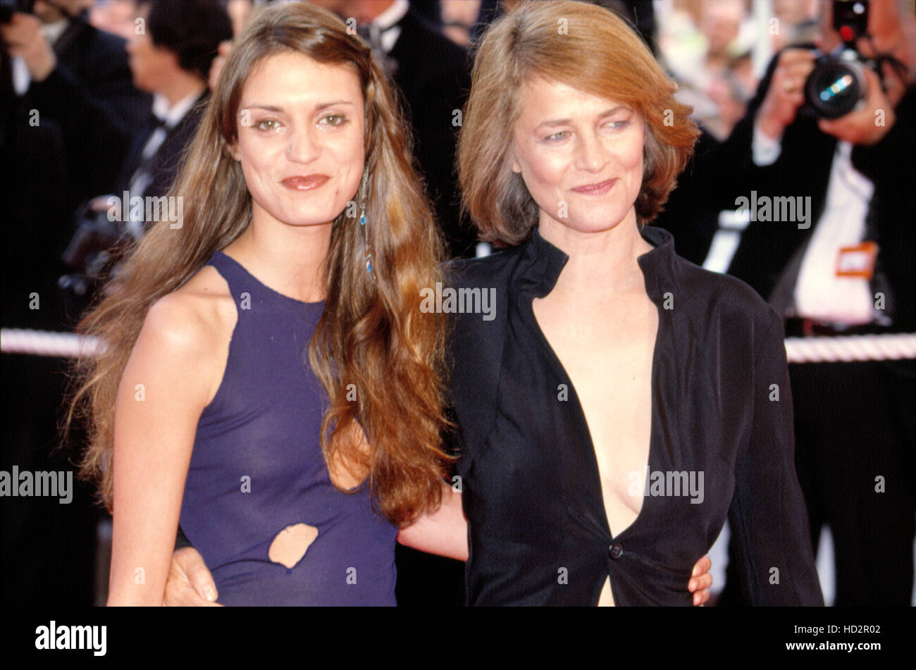 Charlotte Rampling with her daughter at the Cannes Film Festival, May ...
