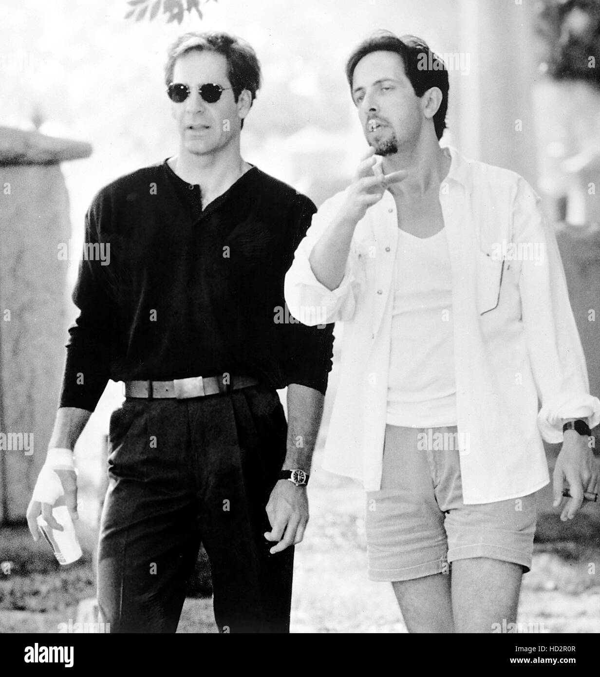 CLIVE BARKER, directing Scott Bakula in "Lord of Illusions", c. 1995 ...
