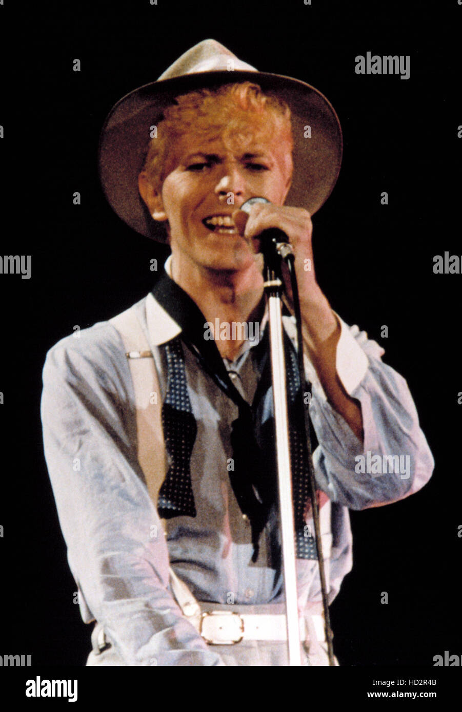 David Bowie, 'Serious Moonlight' tour, 1983 Stock Photo - Alamy