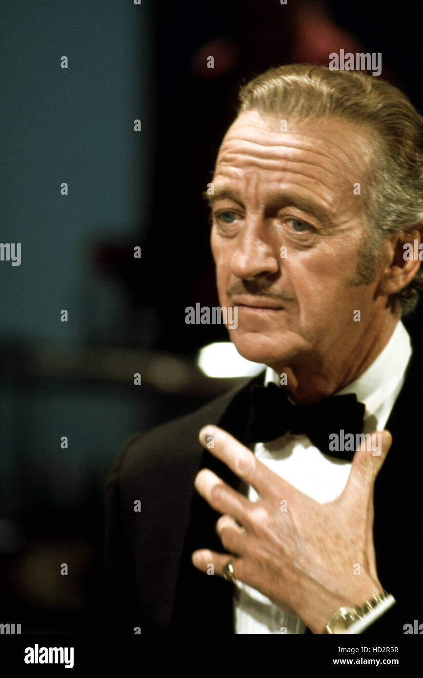David Niven in the 1970s Stock Photo - Alamy