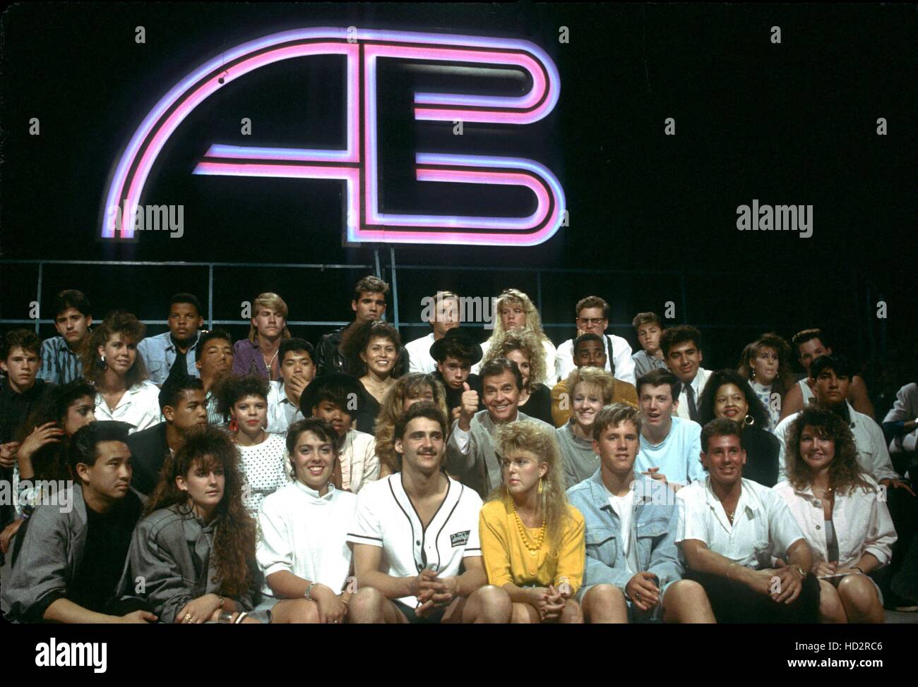 American Bandstand with Dick Clark, Los Angeles, California, 1986 ...