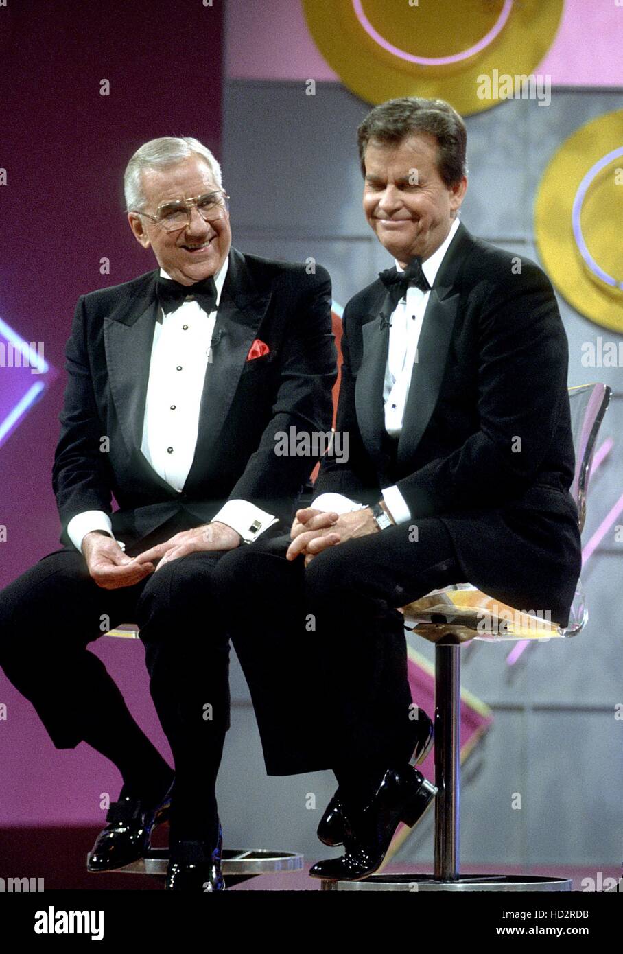 Dick Clark & Ed McMahon on 'Bloopers', Los Angeles, California, 1990 ...