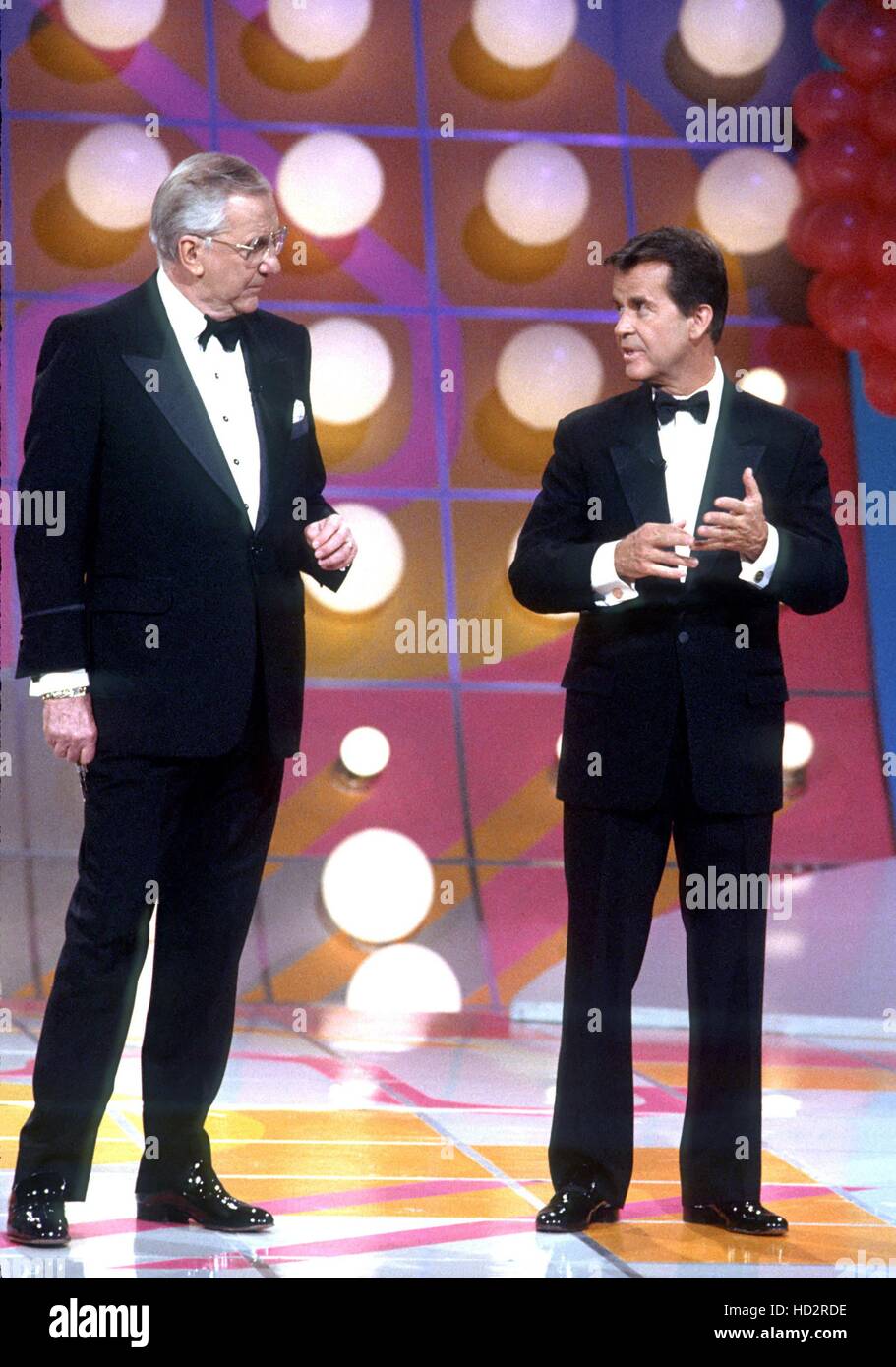 Dick Clark & Ed McMahon on 'Bloopers', Los Angeles, California, 1990 ...