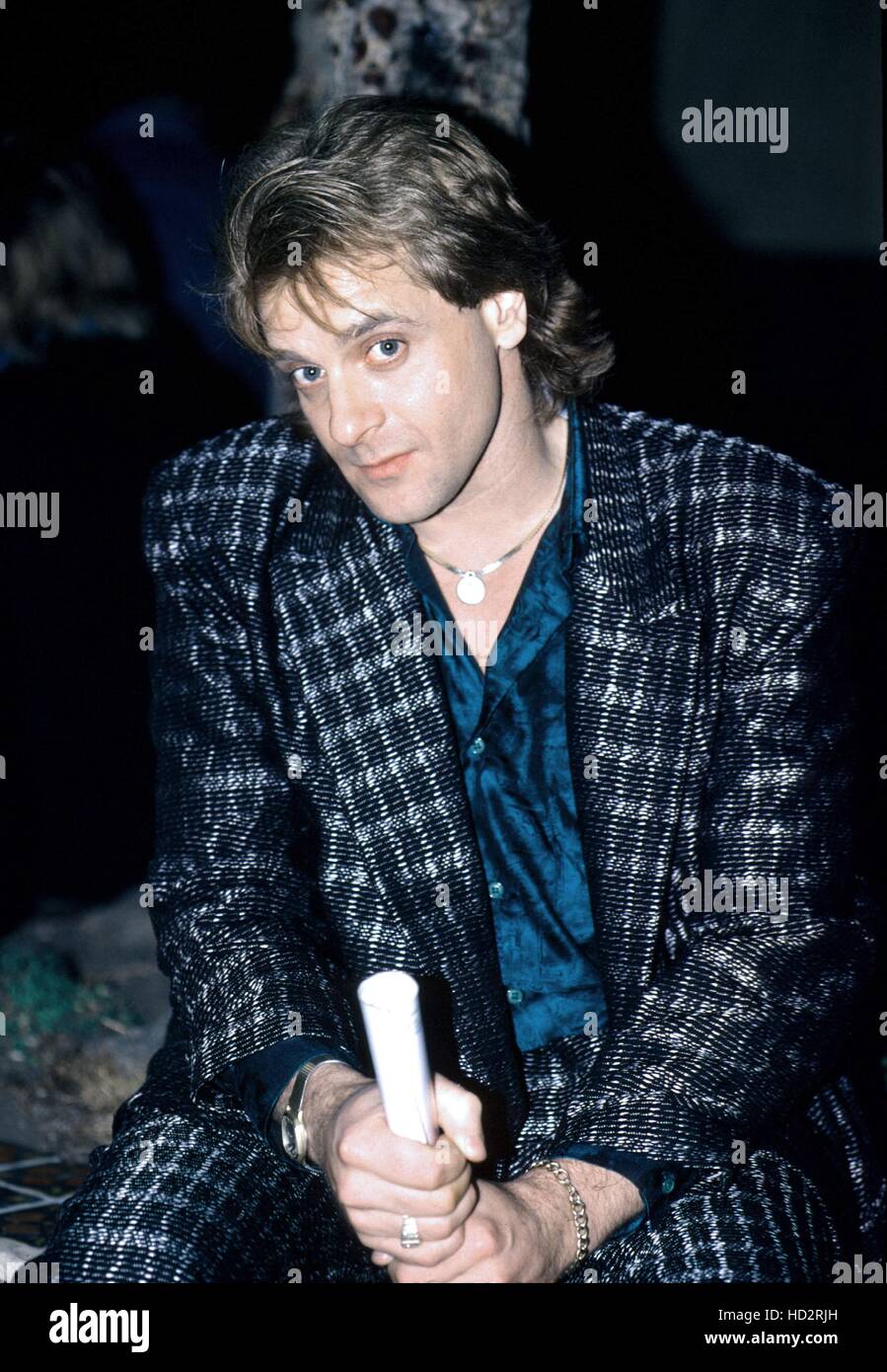 Eddie Money photographed at a TV Show taping, Los Angeles, California ...