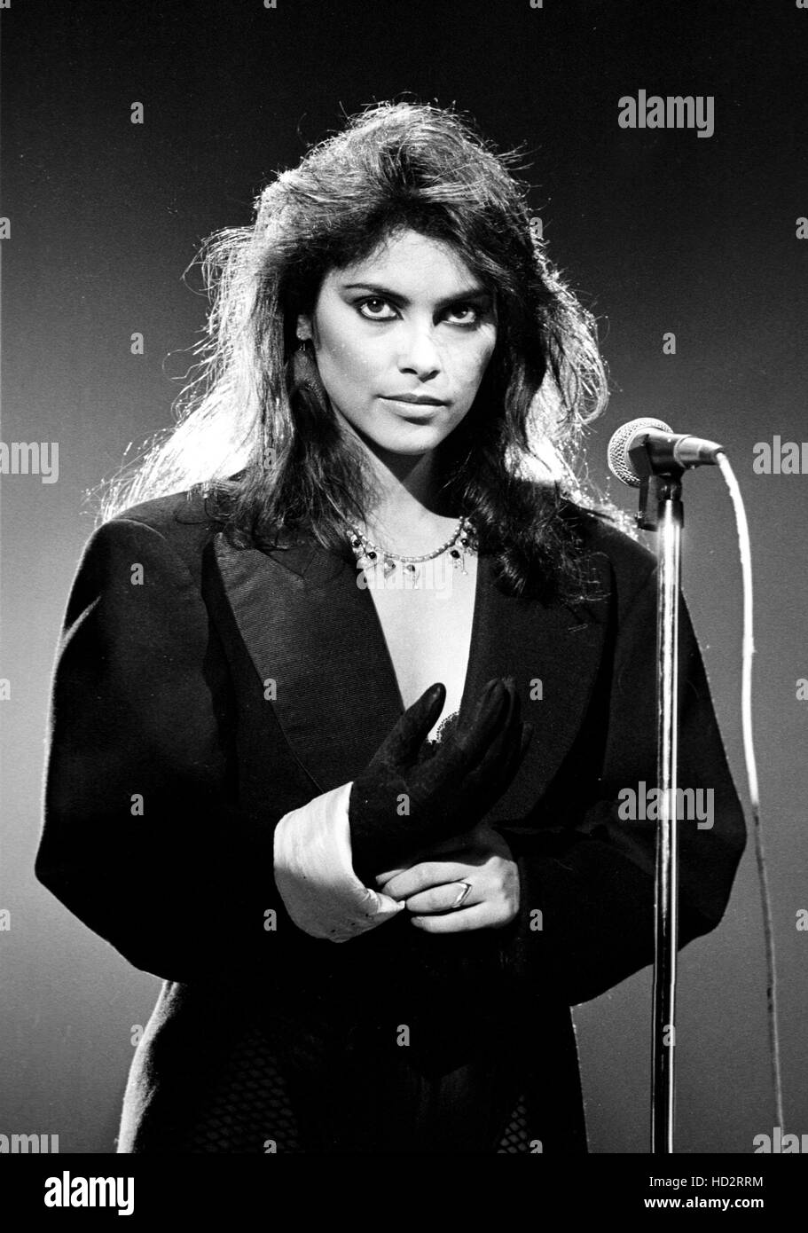 Vanity known as Denise Matthews performs with the group Vanity 6 on the ...