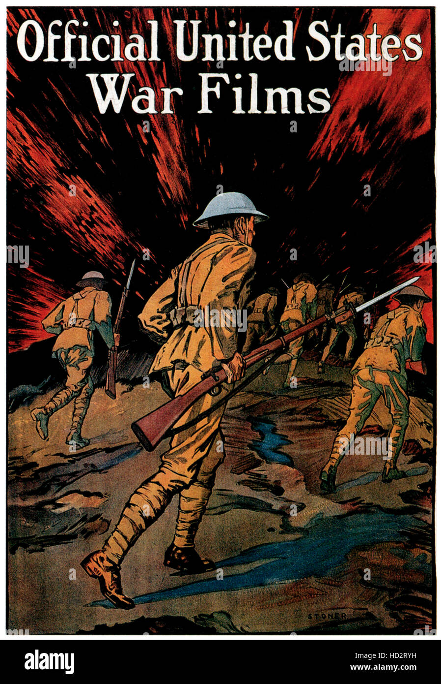 Official United States War Films, WWI documentary poster from 1916 ...