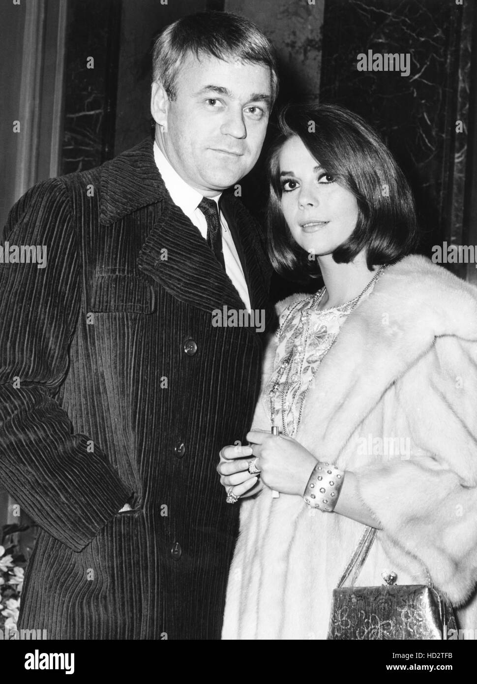 From left: Richard Gregson and Natalie Wood on their way to 'Man of La ...