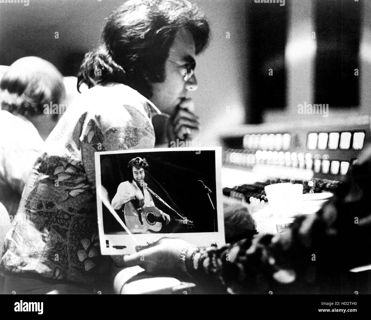 Neil Diamond, in the recording studio, circa 1975. (c)Sony Music ...