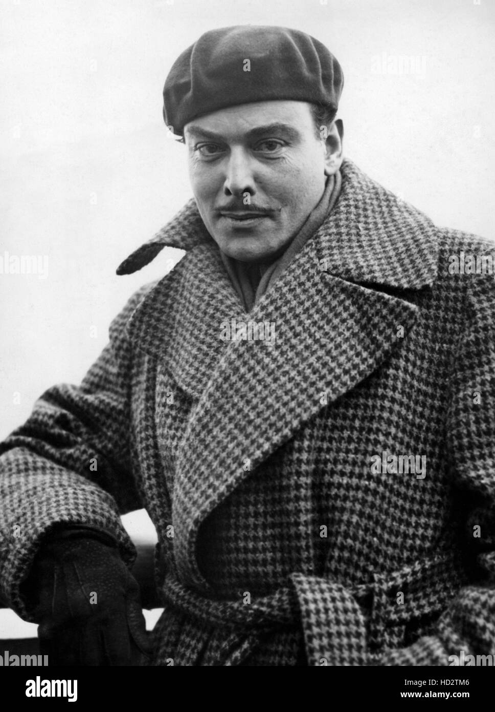 Nils Asther aboard the S.S. Majestic, returning to New York from trip ...