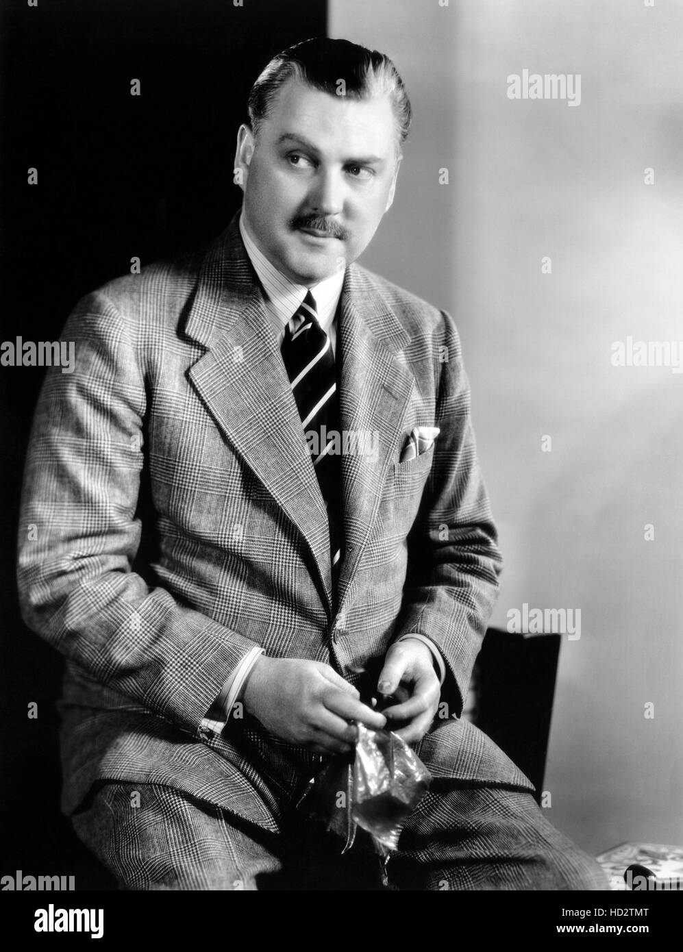 Nigel Bruce, ca. 1930s, photo by Max Munn Autrey Stock Photo - Alamy