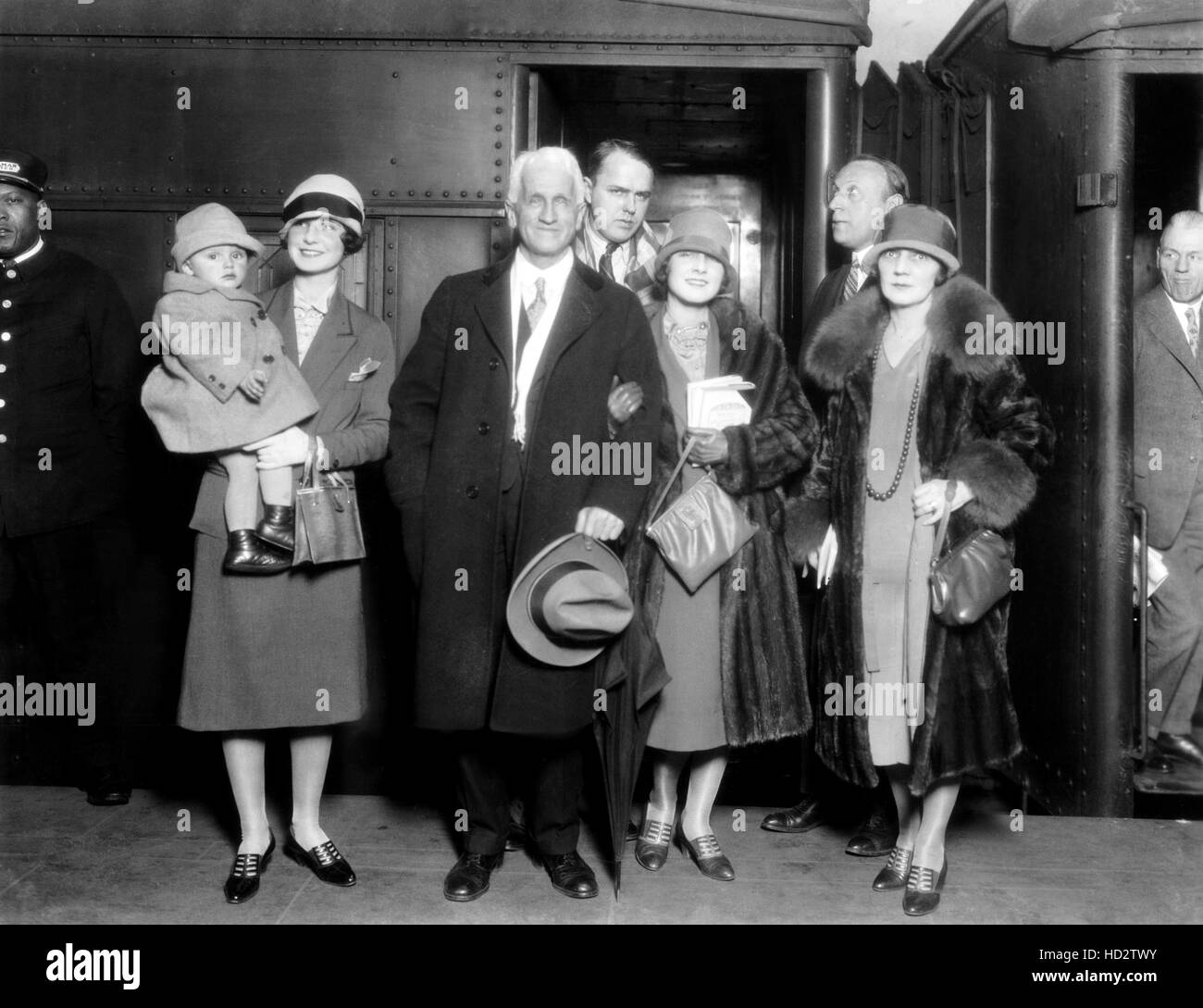 From left, Athole Shearer, holding her son, John Ward, Andrew Shearer ...