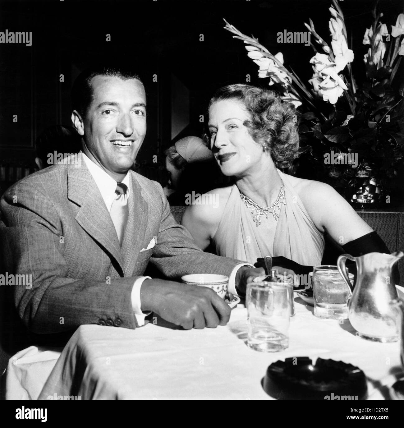 Norma Shearer, right, and her second husband, Martin Arrouge, ca. mid ...
