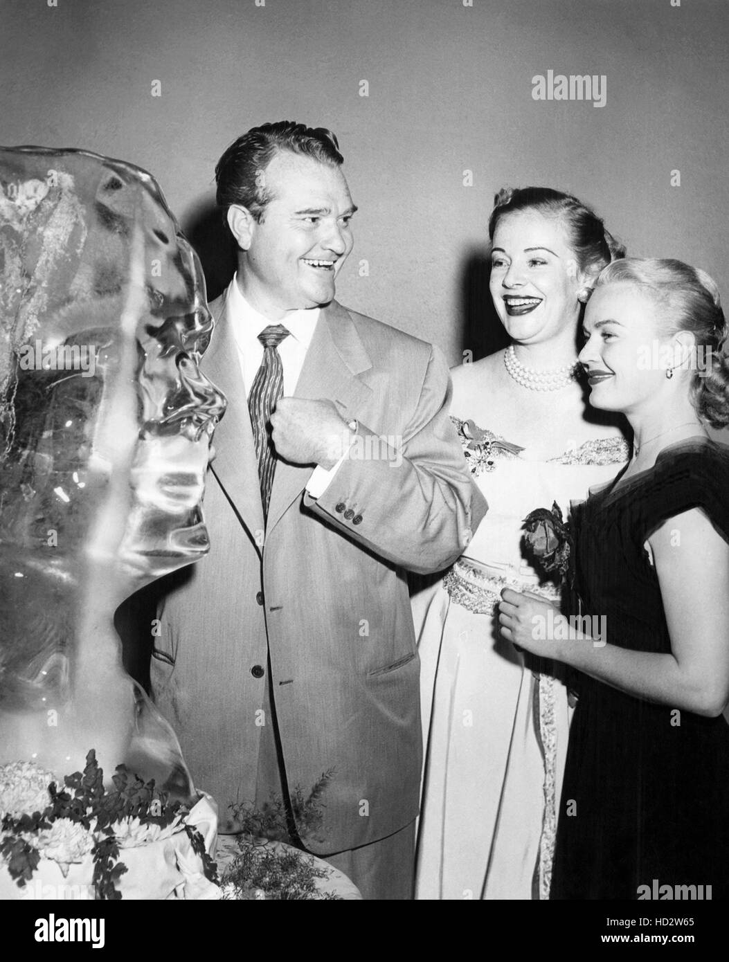 From left: Red Skelton, Georgia Davis (Mrs. Red Skelton), June Haver ...