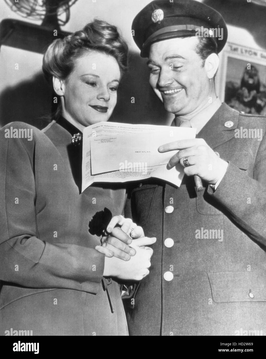 Red Skelton, right, and his second wife-to-be, actress Georgia Davis ...