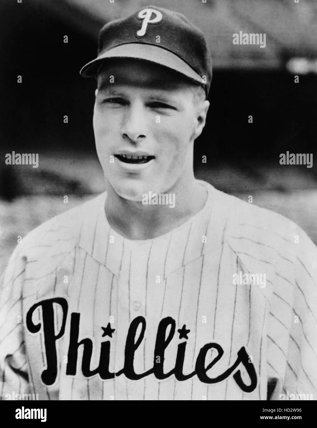 Richie Ashburn (1927-1997), Philadelphia Phillies outfielder from 1948 ...