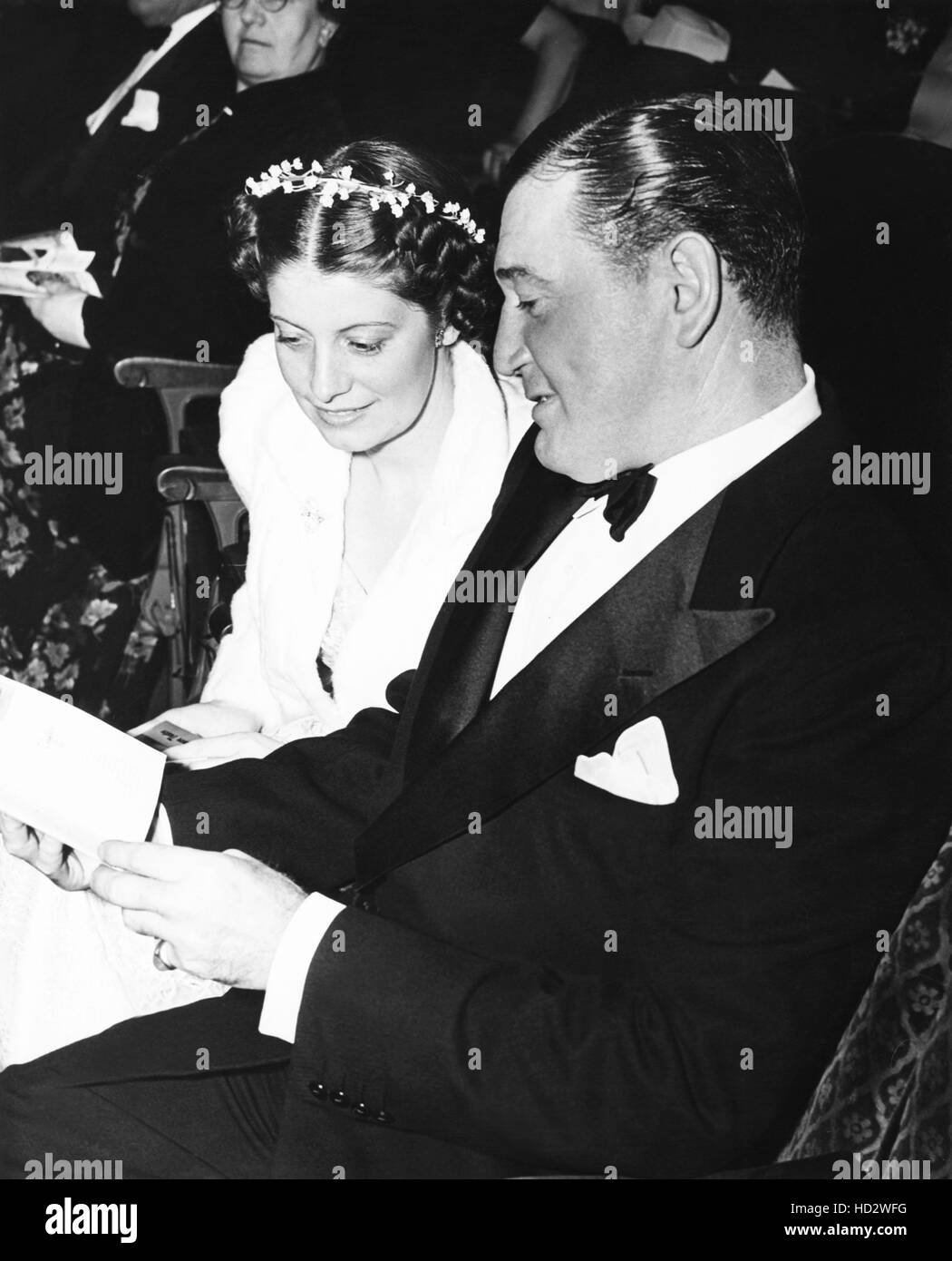 Richard Dix (front) and his wife Virginia Webster Dix at the Biltomore ...