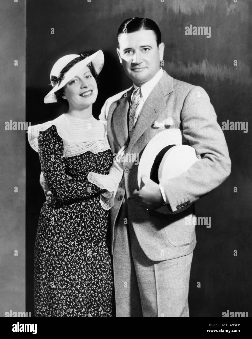 Newlyweds Virginia and Richard Dix, 1934 Stock Photo - Alamy