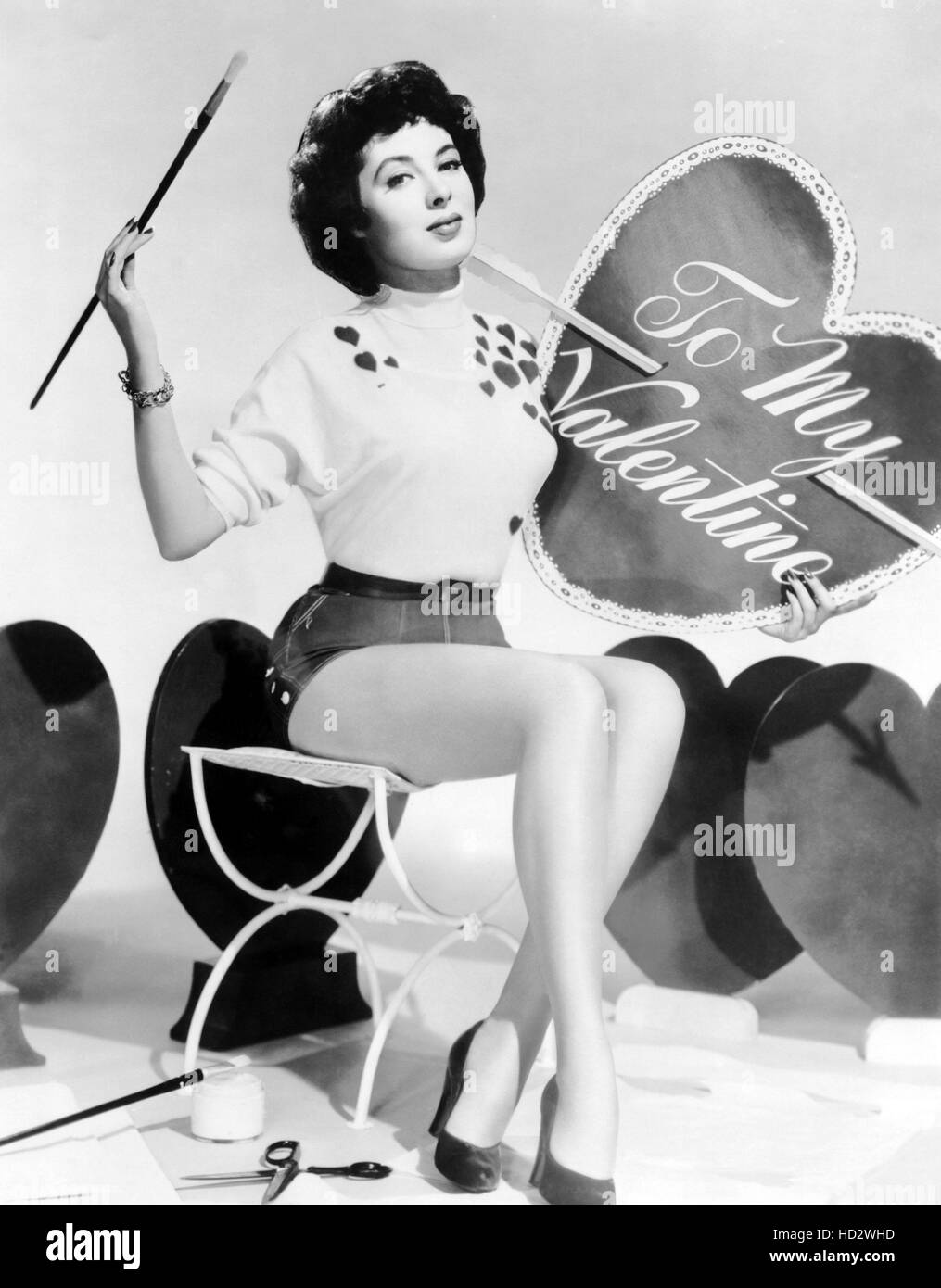 Rita Gam, 1950s Stock Photo - Alamy