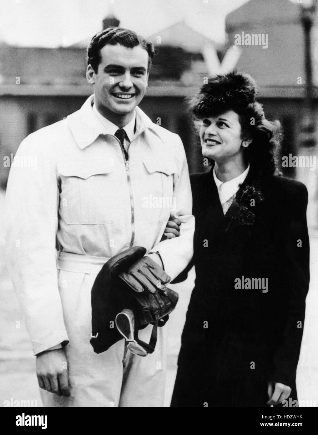 Richard Greene, left, and his first wife, actress Patricia Medina ...