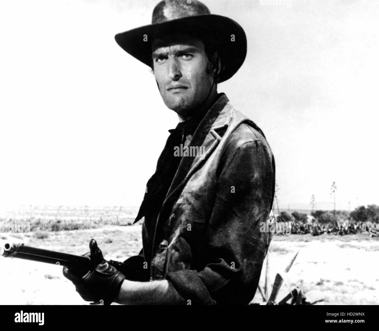 Richard Harrison in one of his spaghetti westerns, ca 1965 Stock Photo ...