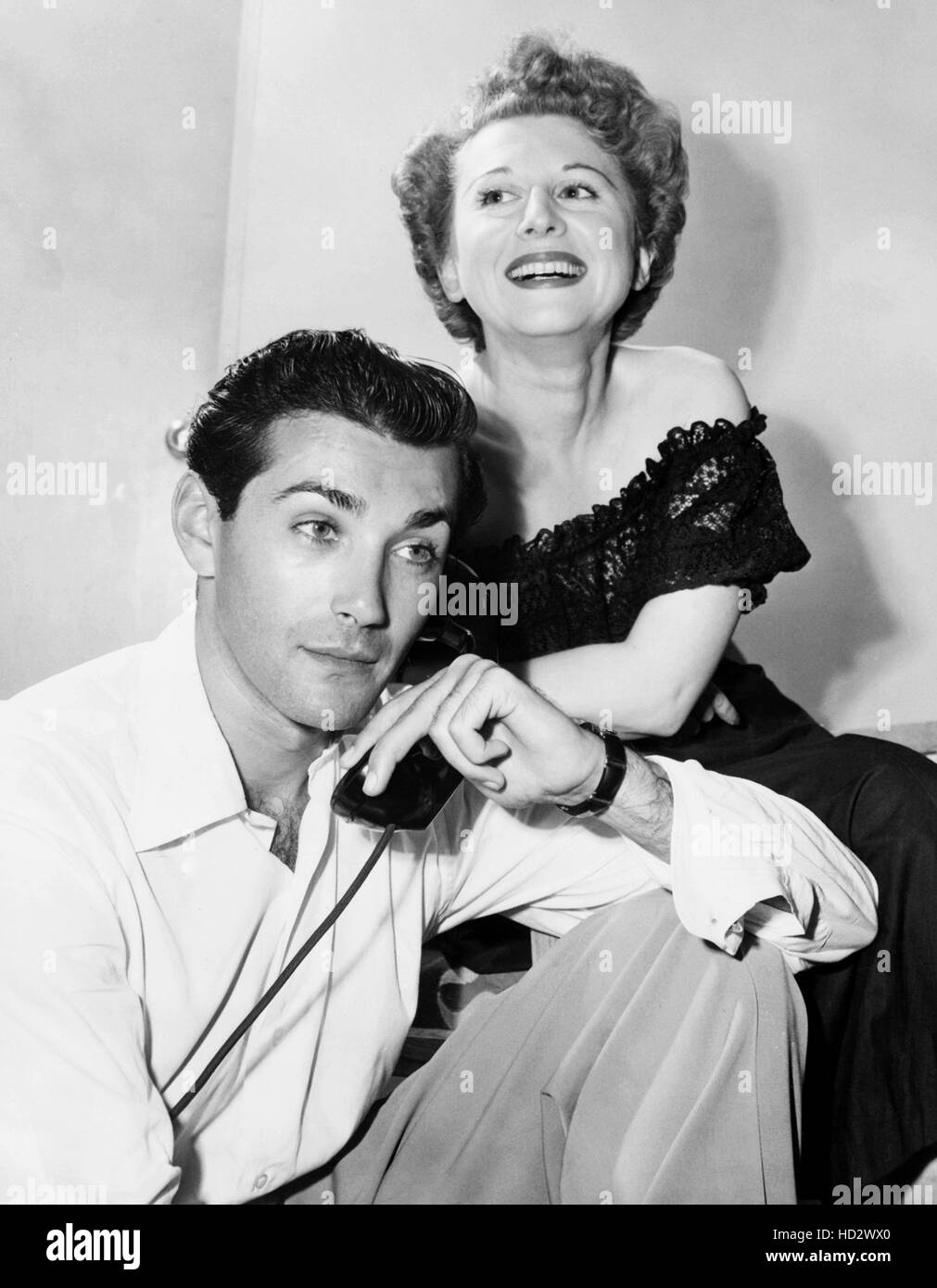 Rick Jason, left, and his first wife, Aria Allen, at home in Hollywood ...