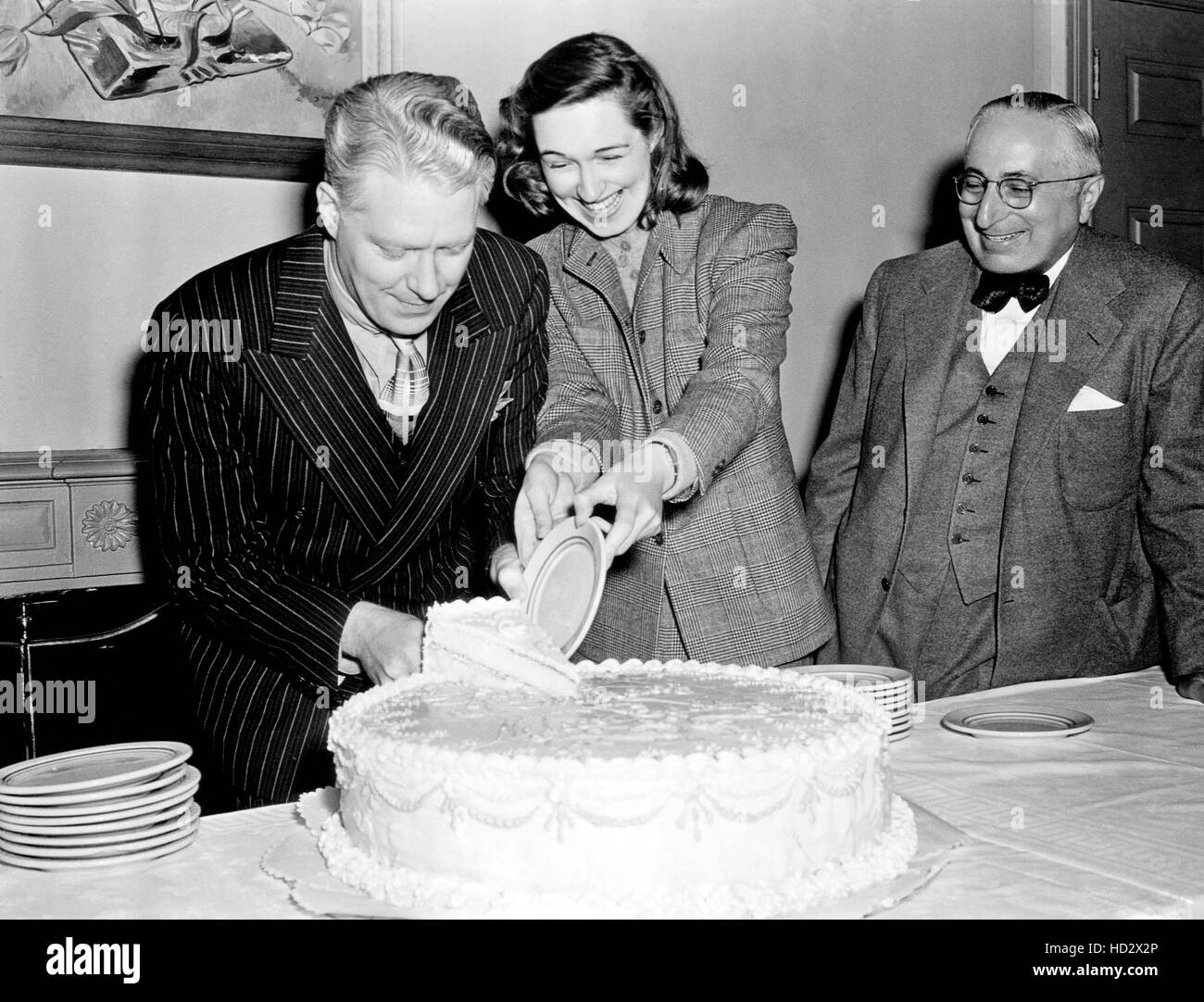 THE CHOCOLATE SOLDIER, Nelson Eddy celebrates his birthday with Rise ...