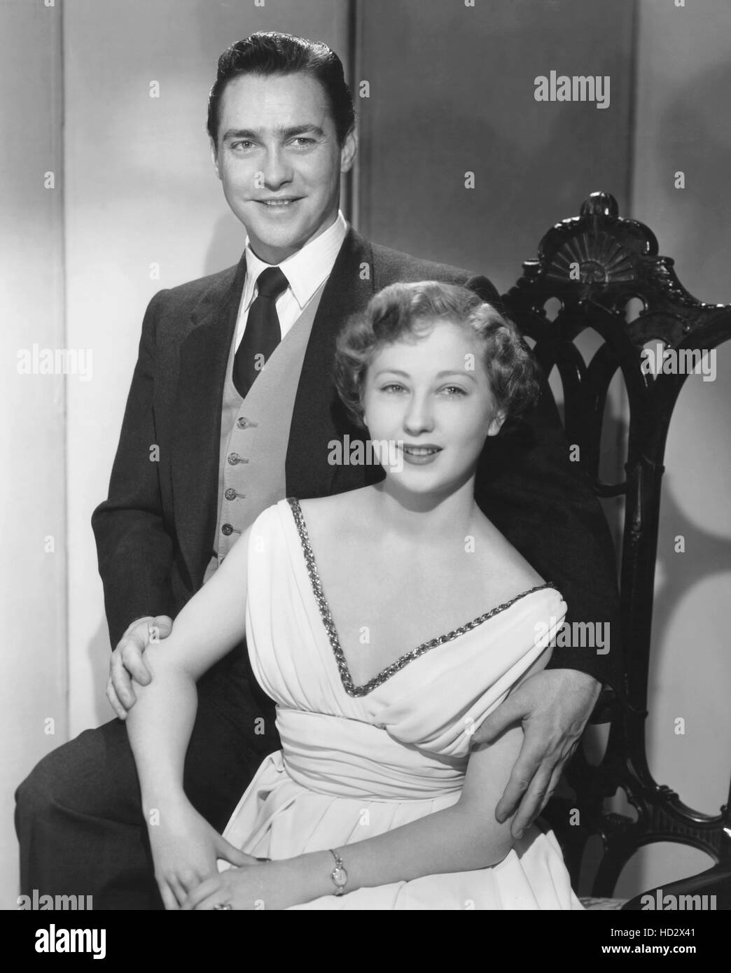 Richard Todd (left) with wife Catherine Todd, ca. 1949 Stock Photo - Alamy