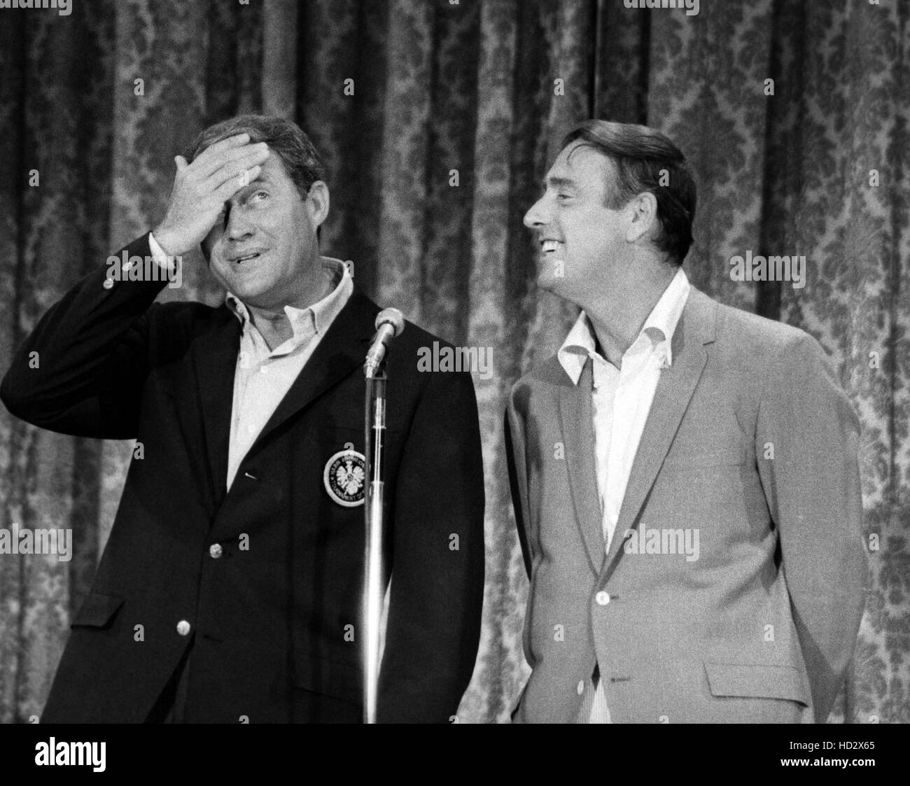 Dan Rowan, Dick Martin, ca. late 1960s Stock Photo - Alamy