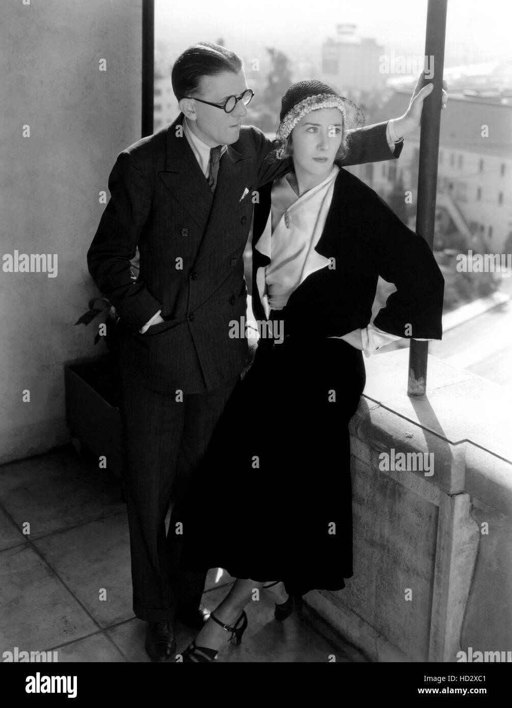 From left: Robert and Mignone Woolsey standing on the balcony of their ...