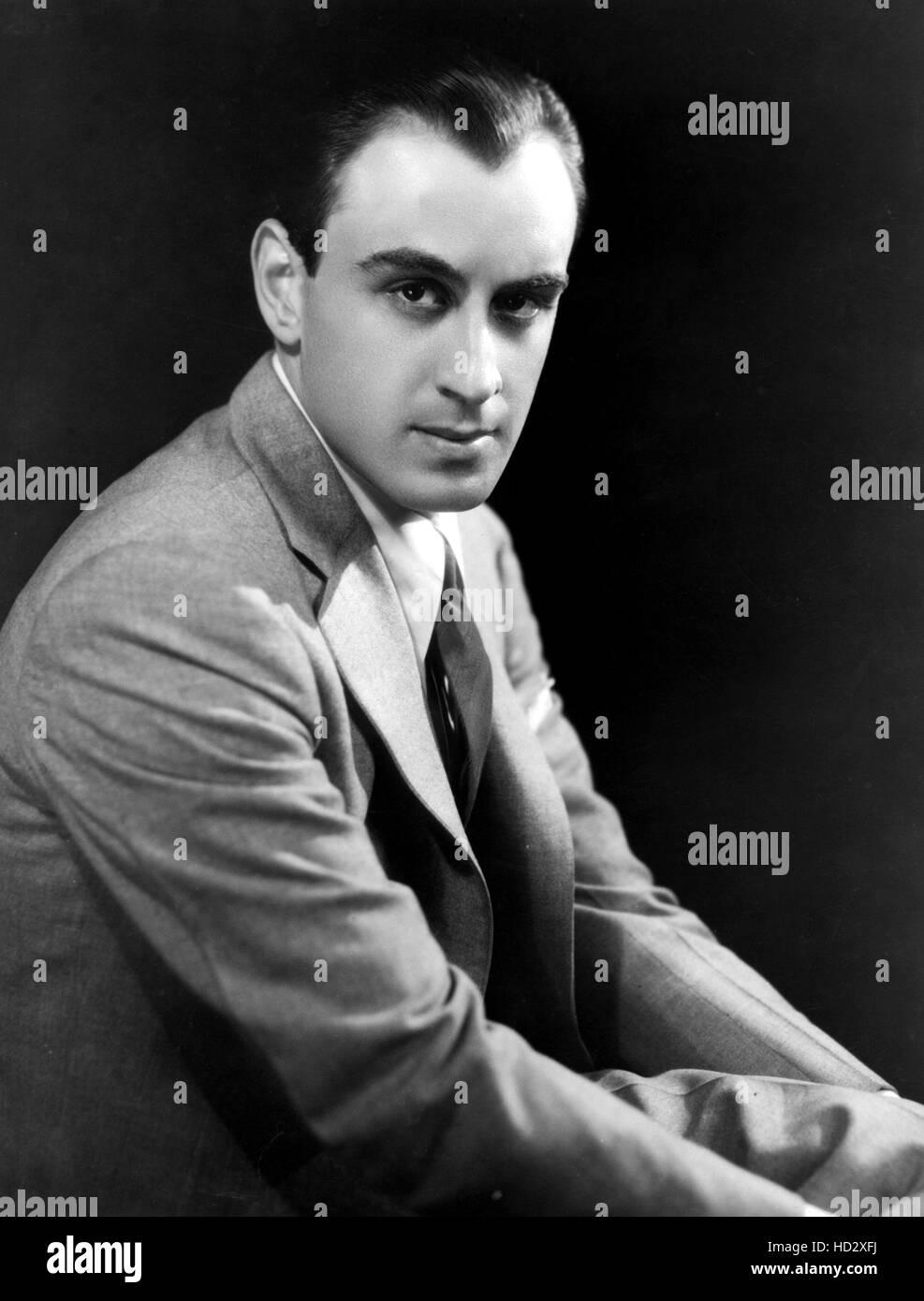 Russ Columbo in promotional photo for his nightly broadcasts over NBC ...