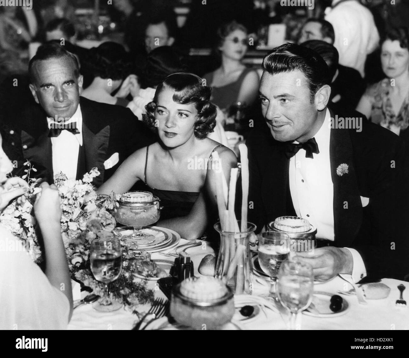From left, Al Jolson, Ruby Keeler, George Brent, at a Warner Brothers ...