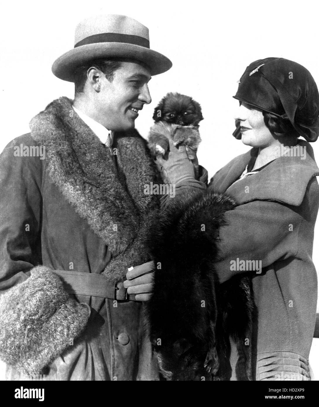 Rudolph Valentino, Natasha Rambova arriving from Europe on the ...