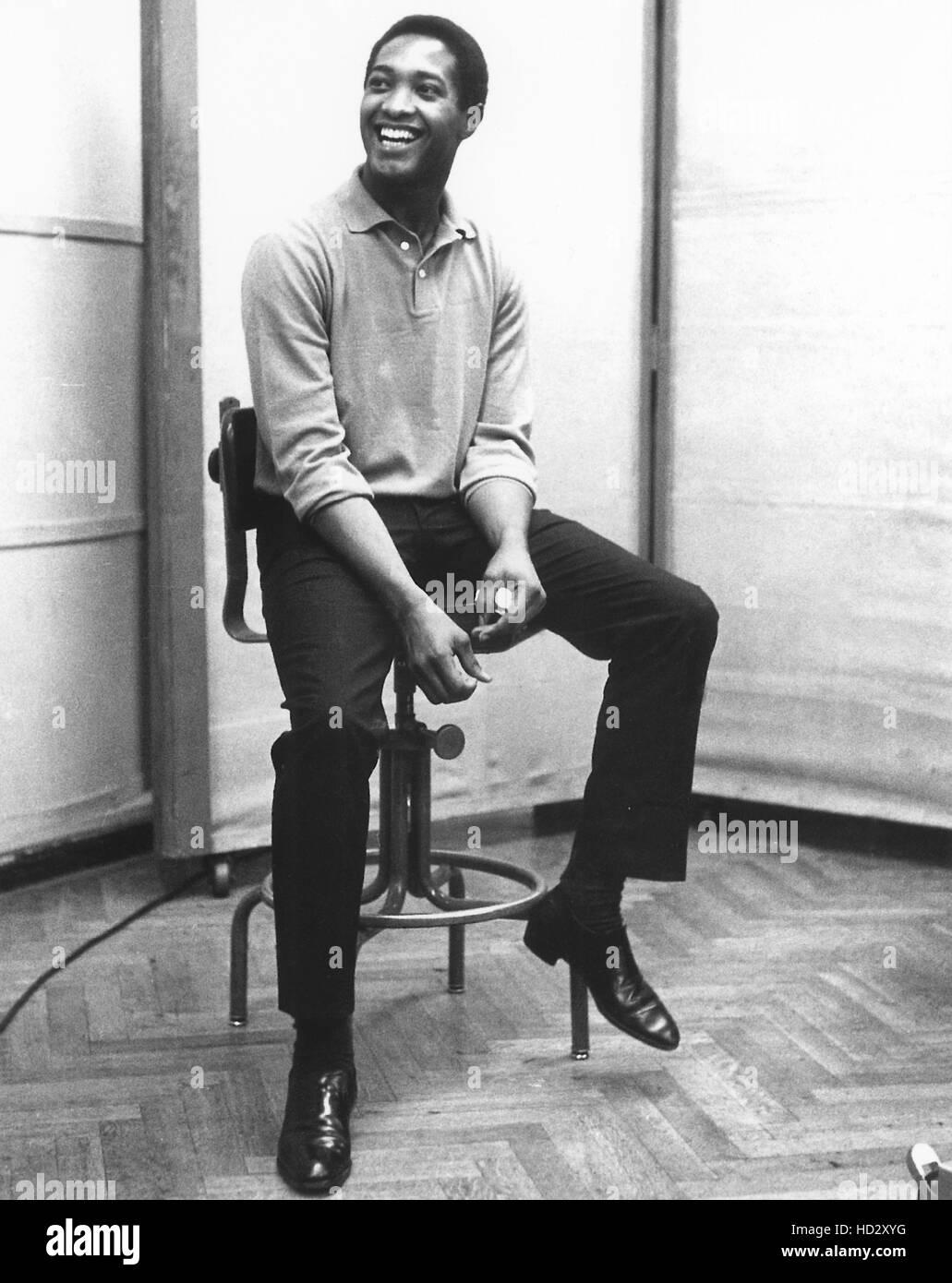 Sam Cooke, in the recording studio, circa 1963. (c)ABKCO Music ...