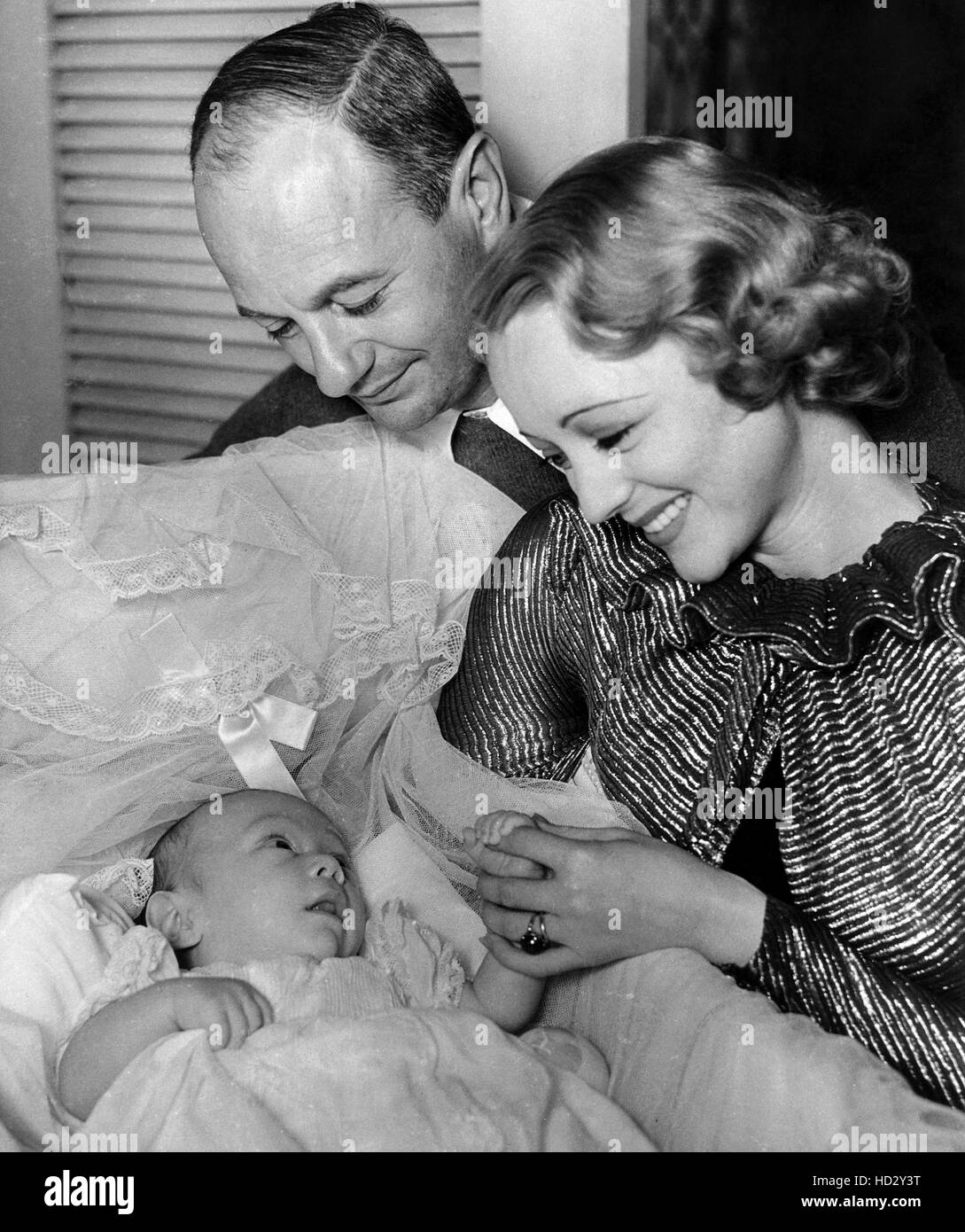 From left: Harry Joe Brown, Jr., Harry Joe Brown, Sally Eilers, 1934 ...