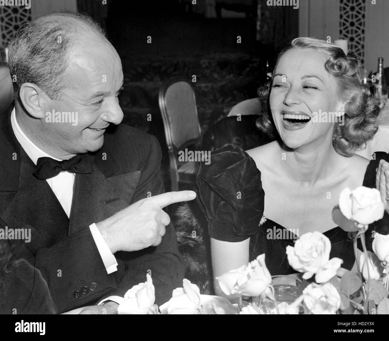 From left: Harry Joe Brown with wife, Sally Eilers, ca. 1939 Stock ...