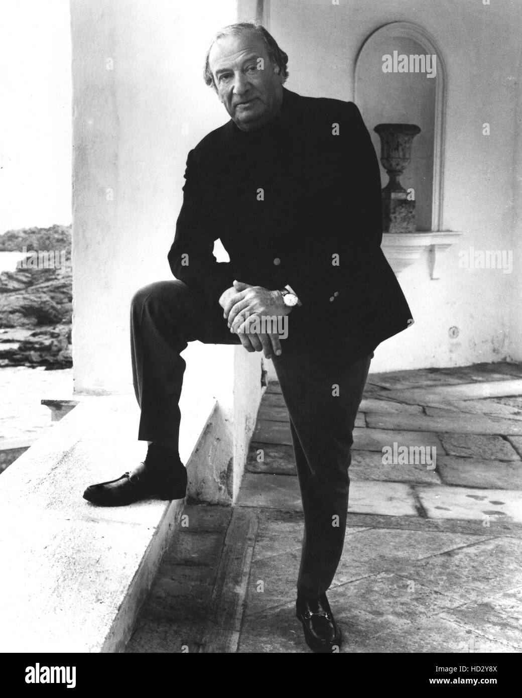 Producer SAM SPIEGEL on location for NICHOLS AND ALEXANDRIA, 1971 Stock ...
