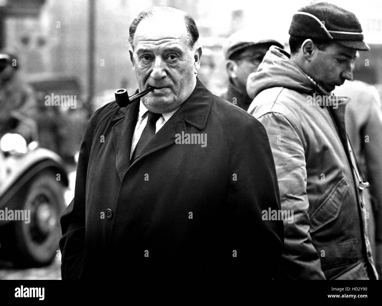 Producer SAM SPIEGEL on location for NIGHT OF THE GENERALS, 1966 Stock ...